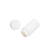 China Food Grade 175cc HDPE Plastic Vitamin Bottles Pill Bottle With Double Cap for sale