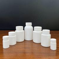China Circle PE Capsule Granule Plastic Medicine Bottles With Screw Cap 30~100cc for sale