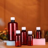 China 60ml 100ml 120ml Plastic PET Empty Syrup Bottles Oral Liquid Bottle for sale
