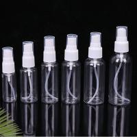 China 200ml 6oz Travel Alcohol Plastic Spray Bottles Pet Body for sale