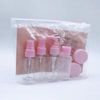 China Pink Series Refillable Travel Spray Bottle Set Cream Spray 30~60ml for sale
