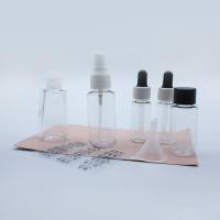China Simple Style Transparent Split Refillable Travel Spray Bottle Set 30ml~60ml for sale
