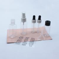 China Simple Style Transparent Split Refillable Travel Spray Bottle Set 30ml~60ml for sale