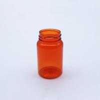 China Custom Color PET Plastic 80ml Vitamin Pill Bottles With Flip Cap for sale