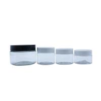 China Facial Mask Round Wide Mouth Plastic Jars Ointment And Cream Jars for sale