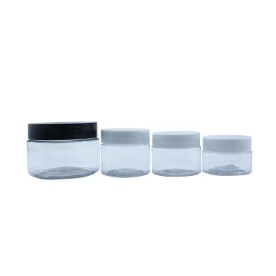 China Facial Mask Round Wide Mouth Plastic Jars Ointment And Cream Jars for sale
