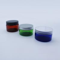 China 1oz 2oz Color Customized Wide Mouth Bottle PET Plastic Cream Jar for sale