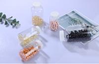 China PET 10poz 300ml Clear Plastic Capsule Bottle With Child Resistant Cap for sale