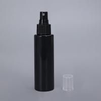China Pet 200Ml Flat Shoulder Clear Plastic Bottle With Mist Spray Cosmetic Toner for sale