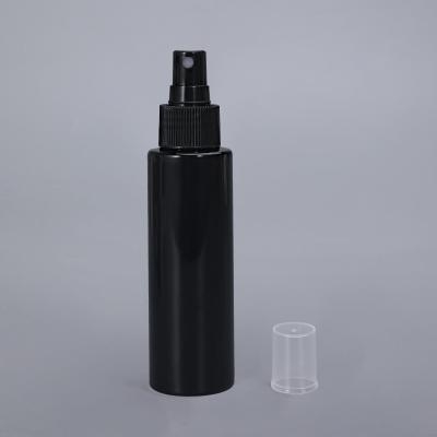 China Pet 200Ml Flat Shoulder Clear Plastic Bottle With Mist Spray Cosmetic Toner for sale