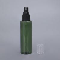 China Pet 200Ml Flat Shoulder Clear Plastic Bottle With Mist Spray Cosmetic Toner for sale