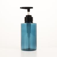 China Home Flat Shoulder Cylindrical PET Plastic Shampoo Bottle 250ml for sale
