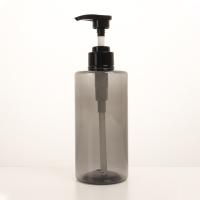 China Home Flat Shoulder Cylindrical PET Plastic Shampoo Bottle 250ml for sale
