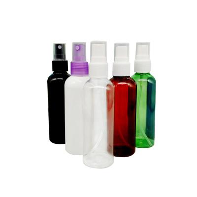 China 30ml~120ml Plastic PET Alcohol Cosmetic Spray Bottle Press Type Spray for sale