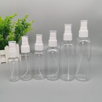 China 30ml~120ml Plastic PET Alcohol Cosmetic Spray Bottle Press Type Spray for sale
