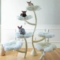 China High Quality Luxury Customised Eco-Friendly Cat Tree House Decoration Modern Sustainable Cat Scratcher Colorful Carton Halloween for sale