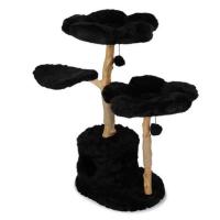 China European Customized Modern Luxury Halloween Cat Tower Condo Wooden Flower Cat Tree with Eco-Friendly Materials for sale