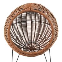 China Washable Wicker Cat Bed Dome Indoor Cats Pet Nest Cat Hideaway Hut Rattan Pet Houses in Dome Basket for sale