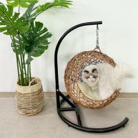 China Swing Hanging PE Basket Cat Bed Cave Fashion Modern Carton 30kg Capacity Removable Washable All Seasons for Cats Dogs Pet for sale