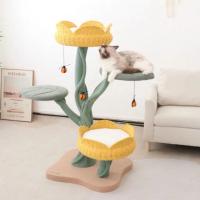 China Hot Selling Safe Luxury Cat Tower Multi-Level Furniture Jumping Platform Modern Sisal Eco-Friendly Scratching Tree Halloween for sale