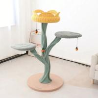 China Hot Selling Safe Luxury Cat Tower Multi-Level Furniture Jumping Platform Modern Sisal Eco-Friendly Scratching Tree Halloween for sale