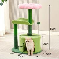 China High Quality Factory Manufacture Fashion Cat Tree House Large Floral Cat Tower Tree for sale
