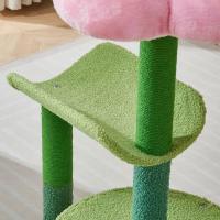 China High Quality Factory Manufacture Fashion Cat Tree House Large Floral Cat Tower Tree for sale