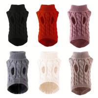China Winter Warm Wool/Cotton Cute Striped Machine Washable Dog Cat Sweater for Small to Large Pets-Halloween Style for sale