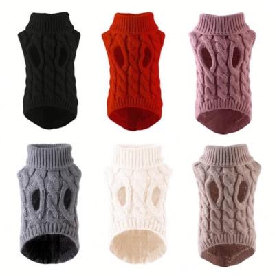 China Winter Warm Wool/Cotton Cute Striped Machine Washable Dog Cat Sweater for Small to Large Pets-Halloween Style for sale