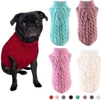 China Winter Warm Wool/Cotton Cute Striped Machine Washable Dog Cat Sweater for Small to Large Pets-Halloween Style for sale