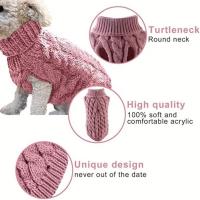 China Winter Warm Wool/Cotton Cute Striped Machine Washable Dog Cat Sweater for Small to Large Pets-Halloween Style for sale