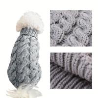China Winter Warm Wool/Cotton Cute Striped Machine Washable Dog Cat Sweater for Small to Large Pets-Halloween Style for sale