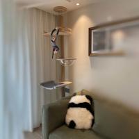 China Factory Wholesale High Quality Luxury Modern Tower Multi-Level Sisal Wood Adjustable Cat Tree Floor Ceiling Carton Packed for sale