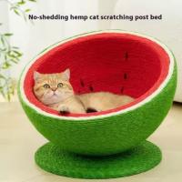 China Extra Large Modern Sisal Cat Scratching Board Bed Durable Unbreakable Eco-Friendly 58cm Anti-Scratch Cat Tree Sofa Toy Carton for sale
