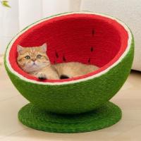 China Extra Large Modern Sisal Cat Scratching Board Bed Durable Unbreakable Eco-Friendly 58cm Anti-Scratch Cat Tree Sofa Toy Carton for sale
