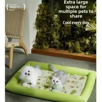 China Cooling Puppy Bed Summer Dog Supplies Mat Accessory for Small Breeds Dogs Medium Pet Large Beds Sofa Blanket Baskets Fluffy Cats for sale