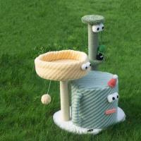 China Most Popular Sustainable Monster-Themed Christmas Cat Toy Climbing Frame and Scratching Post Cat Tree Carton Packed for sale