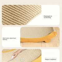 China Sisal Wood Luxury Eco-Friendly Cat Bed Cat Scratch Board Detachable Washable Comfortable Pet Hammock for Cats Toys Accessories for sale