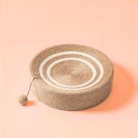 China Wholesale Hot Sale Oval Sisal Cat Scratcher Cute Style Made for Pet Playing and Scratching for sale