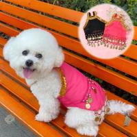 China Summer Striped Pattern Pet Dress for Chihuahua & Yorkie Floral & Plaid Skirts Puppy Dog Costume Birthday Holiday Pet Supplies for sale