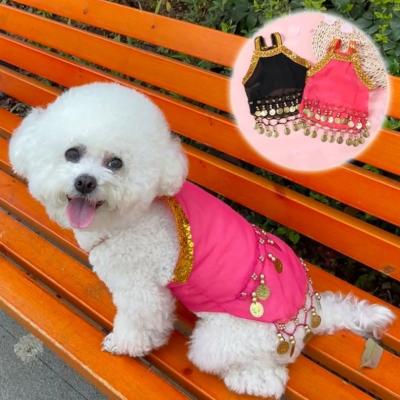 China Summer Striped Pattern Pet Dress for Chihuahua & Yorkie Floral & Plaid Skirts Puppy Dog Costume Birthday Holiday Pet Supplies for sale