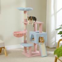 China Popular Eco-Friendly Halloween-Themed Cat Toy Monster-Themed Climbing Frame Scratching Post Cat Tree Carton Packaging Cute for sale