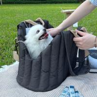 China New Arrival Outdoor Pet Car Seat Bed Booster Luxury Dog Sling Carrier Bag Breathable Foldable Nylon Zipper Closure Fashion for sale