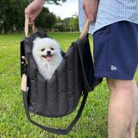 China New Arrival Outdoor Pet Car Seat Bed Booster Luxury Dog Sling Carrier Bag Breathable Foldable Nylon Zipper Closure Fashion for sale