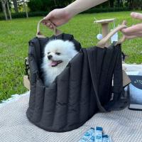 China New Arrival Outdoor Pet Car Seat Bed Booster Luxury Dog Sling Carrier Bag Breathable Foldable Nylon Zipper Closure Fashion for sale