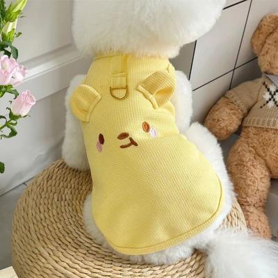 China Halloween Striped Dog and Cat Vest Clothes for Small Pets Thin Cute Breathable Polyester Pet Supplies for sale