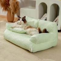 China Multifunction Cooling Heating Waterproof Easy Clean All Seasons Dog Bed Soft Pet Cushion Solid Living Room Use for Dogs & Cats for sale