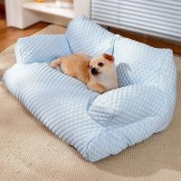 China Multifunction Cooling Heating Waterproof Easy Clean All Seasons Dog Bed Soft Pet Cushion Solid Living Room Use for Dogs & Cats for sale