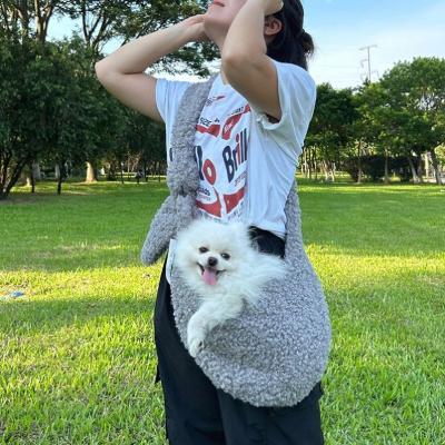 China Adjustable Waist Belt Chest Strap Traction Rope Foldable Pet Bag for Walking Running Jogging Training Dogs for sale