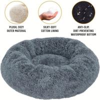 China 40-90cm Round Pet Bed Super Soft Collapsible Travel Dog House for Large and Medium Dogs Winter Warm Sleeping Summer Features for sale